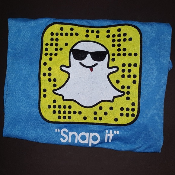 Tops | Cool Snapchat Snap It Tshirt | Poshmark